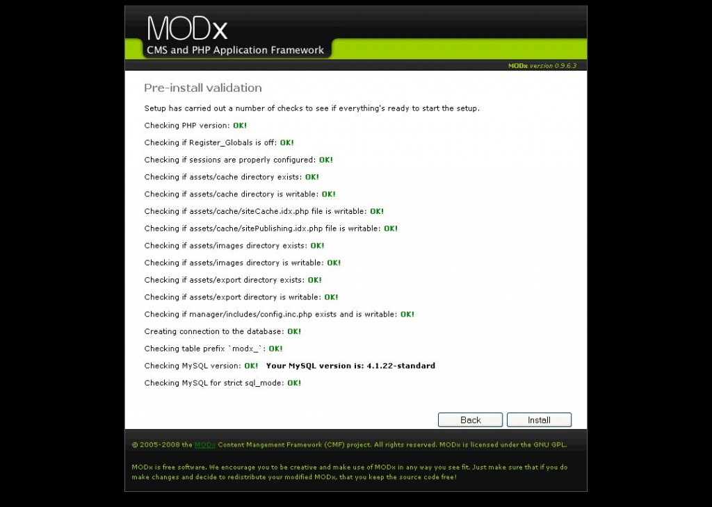 Building A Website With Modx For Newbies Part 2 Installing Modx The Coding Pad